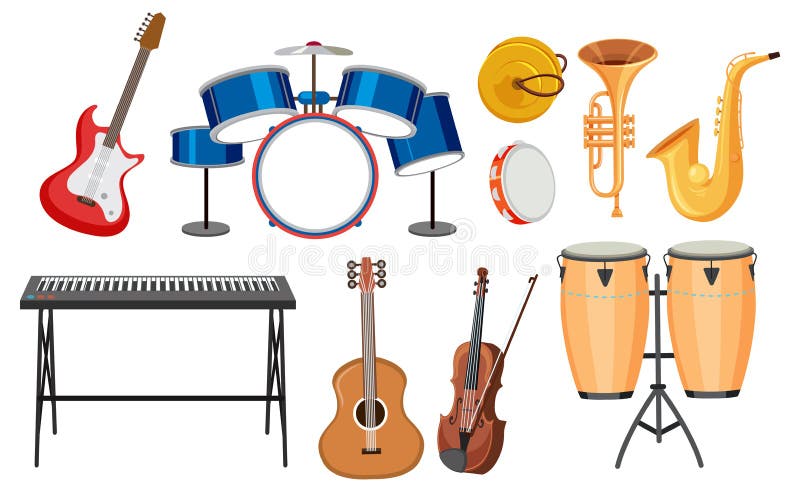 Musical Instruments Group Clipart Stock Illustrations – 172 Musical ...