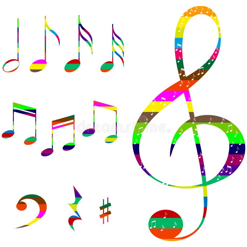 Set of Musical Signs for Your Design Stock Vector - Illustration of ...