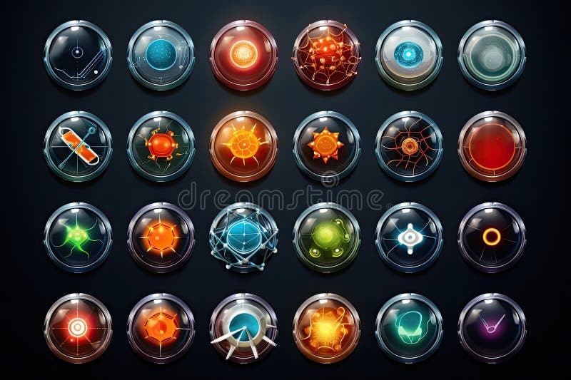 Nano Logo - Nanotechnology. Template Design of Logotype. Vector ...