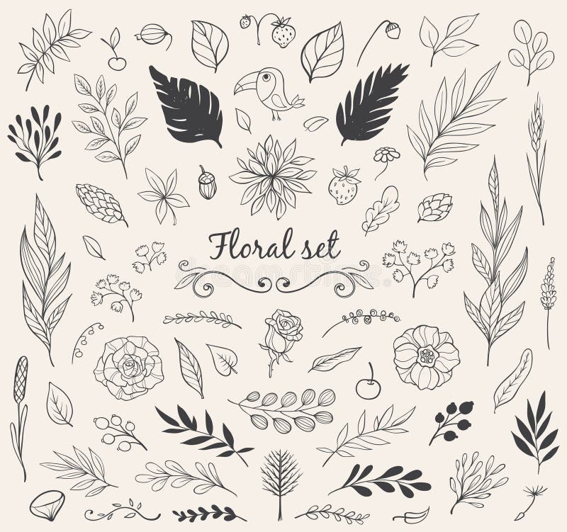 Nature doodles stock vector. Illustration of castle, beauty - 13291025