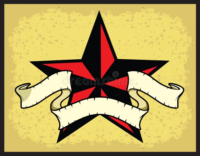 Nautical star stock vector. Illustration of tribal, traditional - 7663202