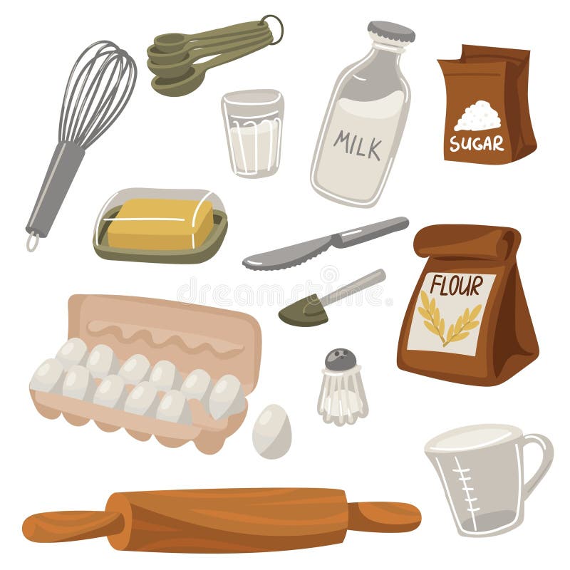 Baking Tools and Equipment in a Sleek, Modern Setting Stock ...