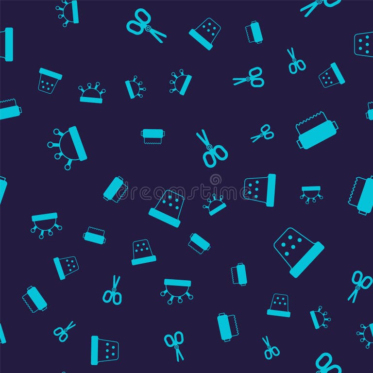 Needles Thimble Textile Fabric Roll Stock Illustrations – 195 Needles ...