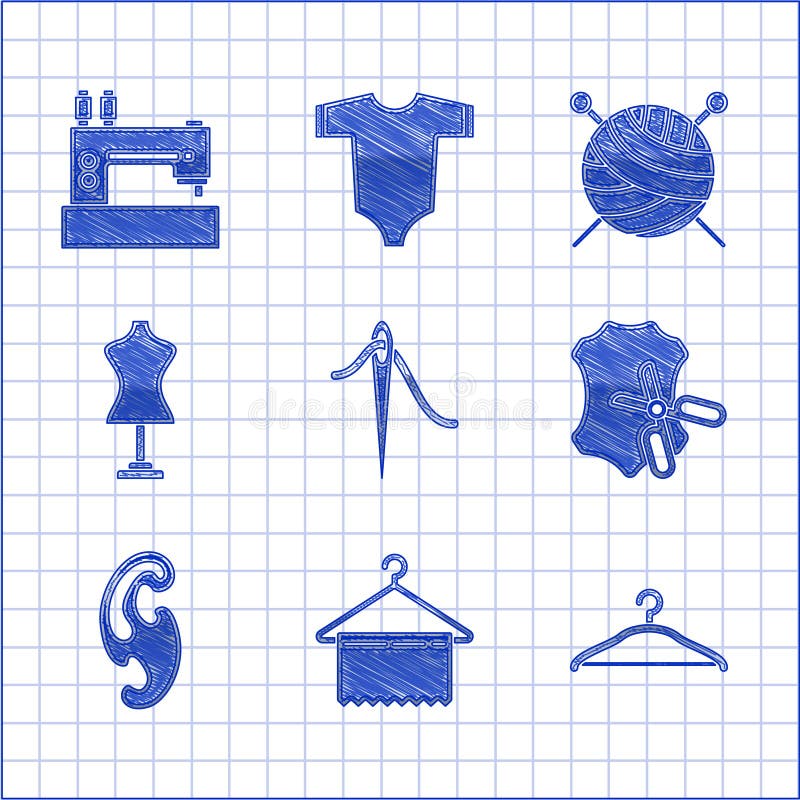 Sewing Leather Machine Sketch Stock Illustrations 35 Sewing Leather