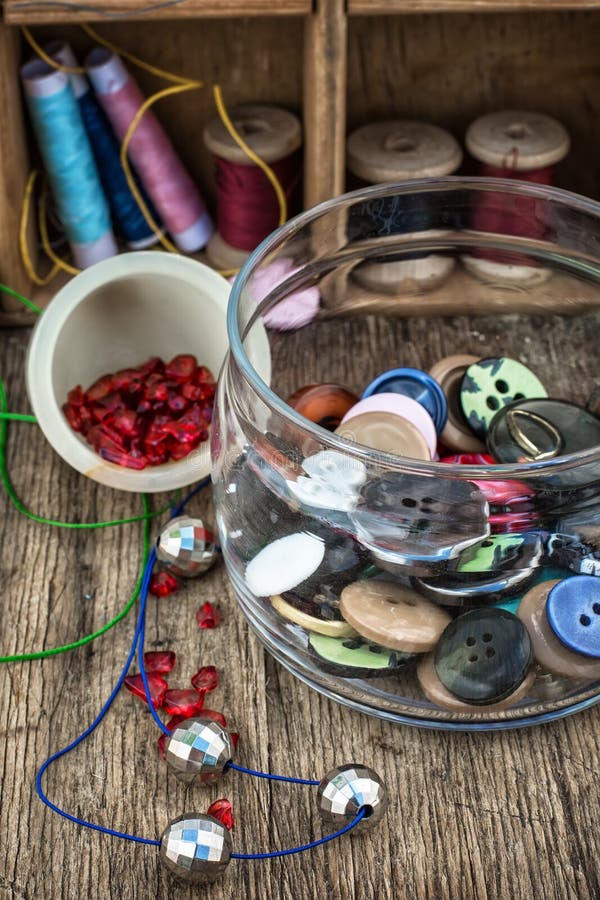 Set for needlework beaded stock photo. Image of needlework - 54971426