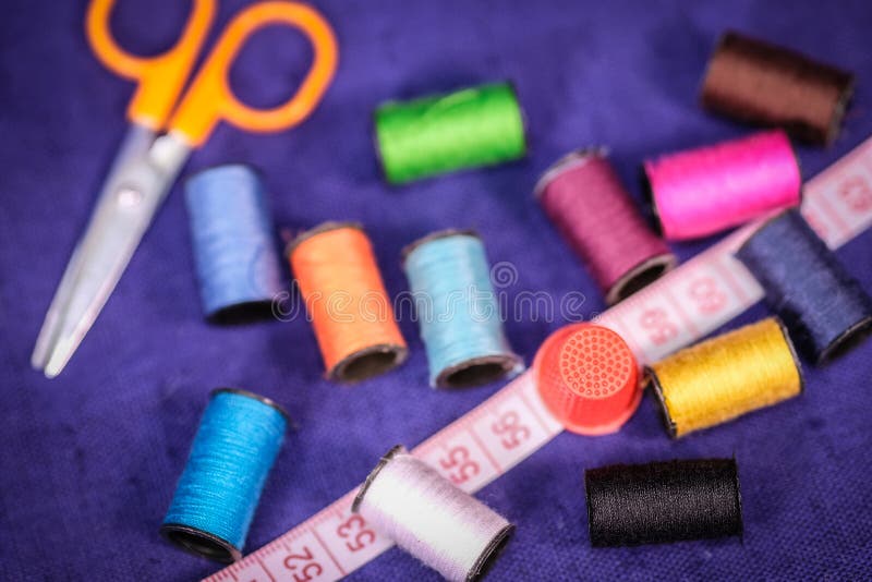 Set of needlework tools stock photo. Image of handiwork - 111908446