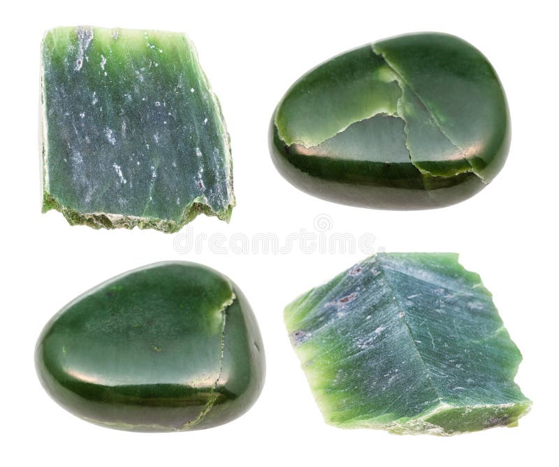 Rough Nephrite Stone Slab on Dark Background Stock Image - Image of ...