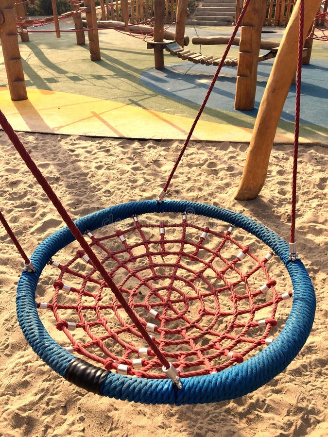 Set of Net Crawl Constructions on Kids Playground Stock Image - Image ...
