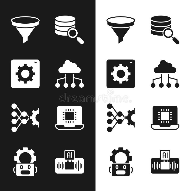 Set Network Cloud Connection, Computer Api Interface, Funnel Filter ... Set Network Cloud Connection, Computer Api Interface, Funnel Filter ...