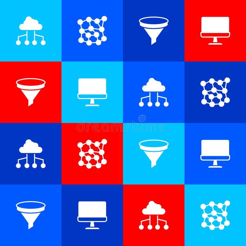 Set Network Cloud Connection, Neural Network, Funnel Filter and ... Set Network Cloud Connection, Neural Network, Funnel Filter and ...