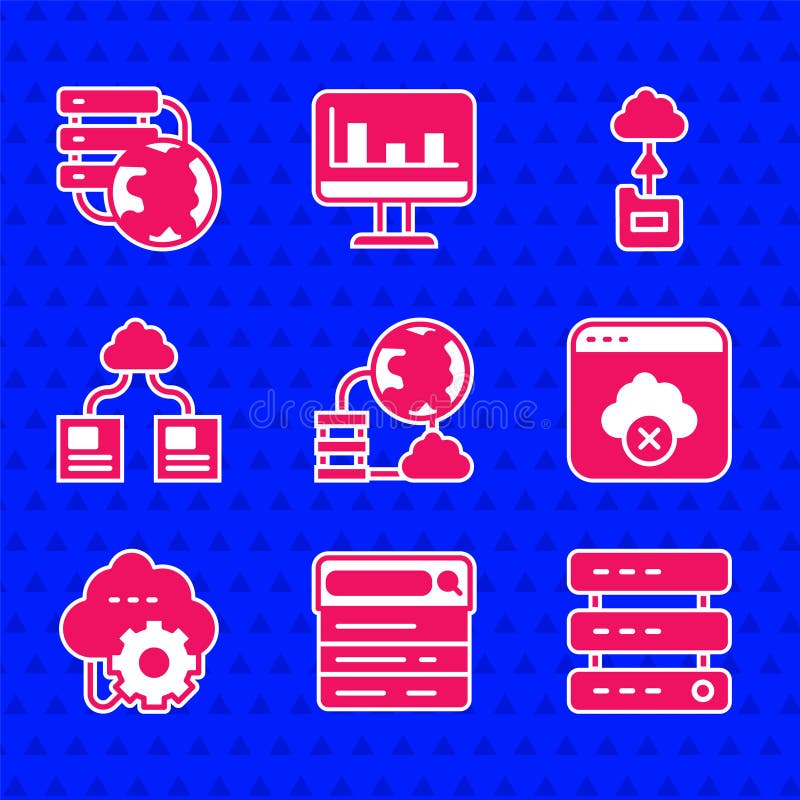 Set Network Cloud Connection Search Engine Server Data Web Hosting Failed Access Storage