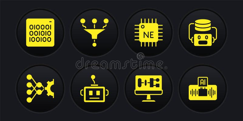 Set Neural Network Artificial Intelligence Robot Algorithm Processor