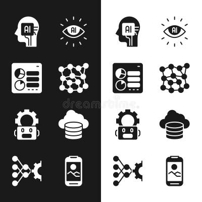 Set Neural Network, Computer Api Interface, Humanoid Robot, Artificial Intelligence AI, Robot ...