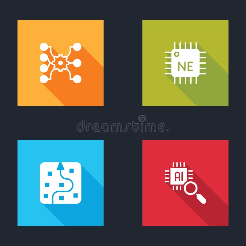 Set Neural Network, Processor CPU, and Icon. Vector Stock Vector ... Set Neural Network, Processor CPU, and Icon. Vector Stock Vector ...