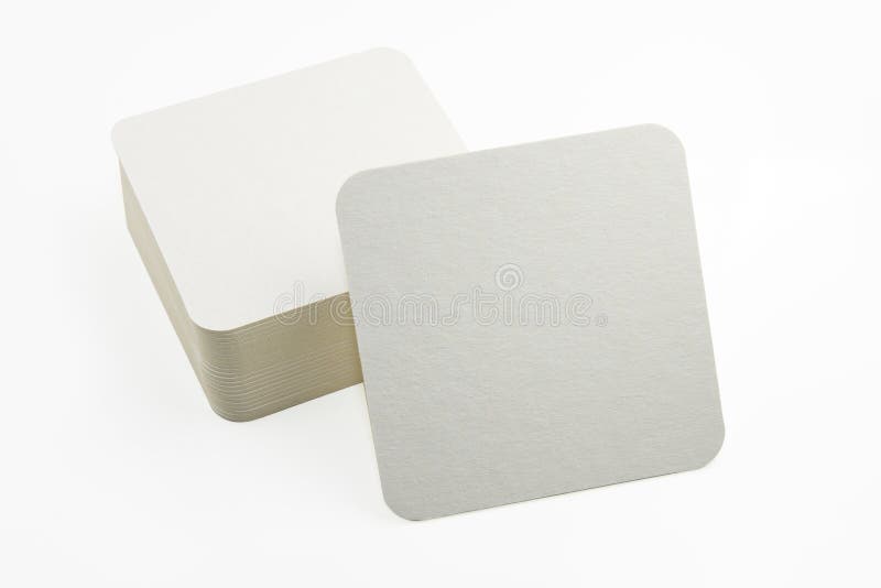Set of new paper coasters stock photo. Image of decoration - 32716390