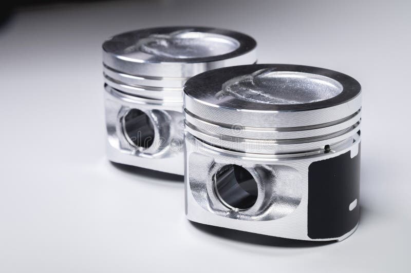 Set of New Spare Parts Two Pistons for an Internal Combustion Engine on ...