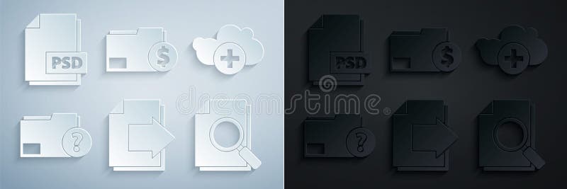 Set Next Page Arrow, Add Cloud, Unknown Document Folder, Document with ... Set Next Page Arrow, Add Cloud, Unknown Document Folder, Document with ...