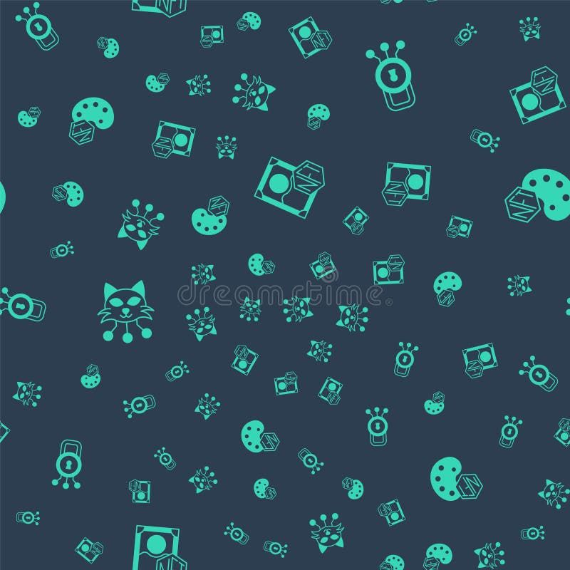Set NFT Digital Crypto Art, Cyber Security, and on Seamless Pattern ... Set NFT Digital Crypto Art, Cyber Security, and on Seamless Pattern ...