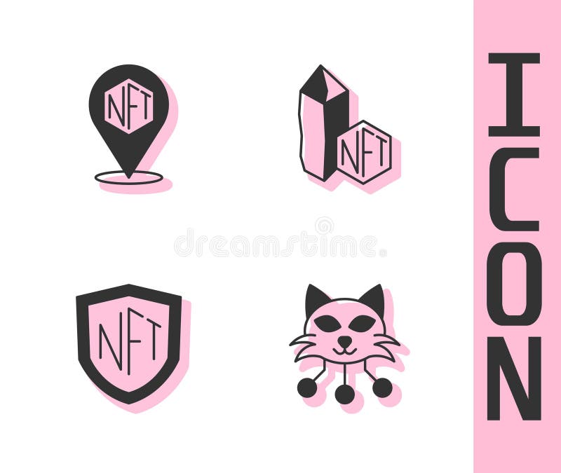 Set NFT Digital Crypto Art, Shield and Icon. Vector Stock Vector ... Set NFT Digital Crypto Art, Shield and Icon. Vector Stock Vector ...