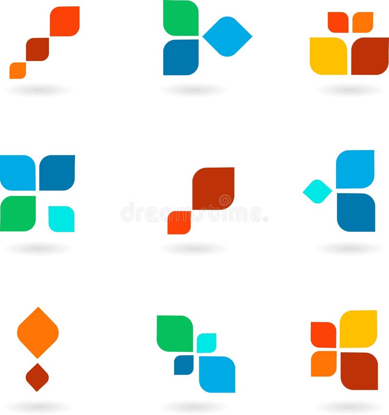 Abstract design elements stock vector. Illustration of branding - 13797102