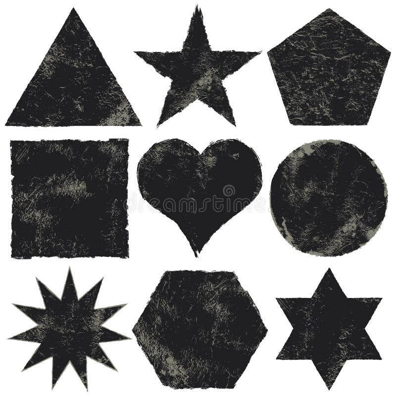 Nine Geometric Patterns Seamless Stock Vector - Illustration of ...