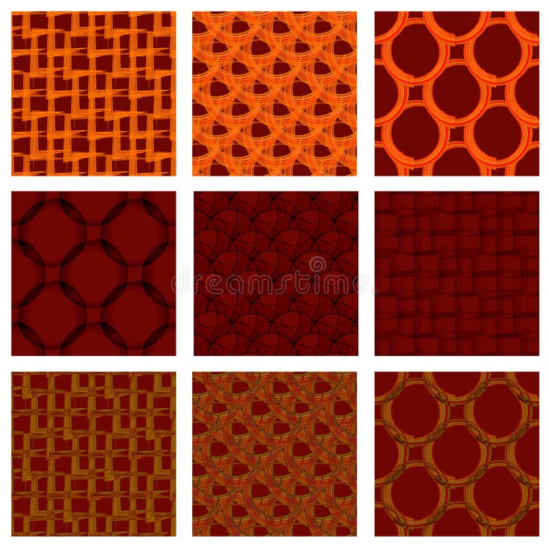 Bright African Unique Print Design Stock Illustration - Illustration of ...