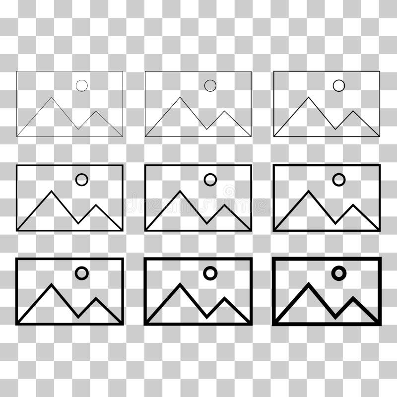 Set of No Image Vector Symbol, Missing Available Icon. No Gallery for ...