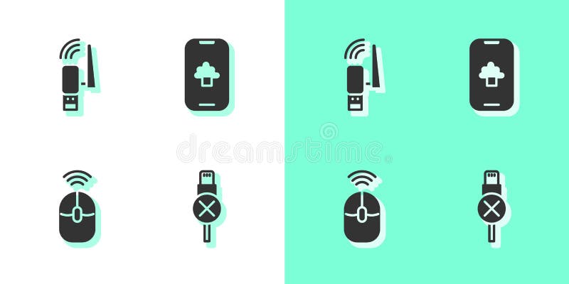 Set No Usb Cable Cord, Usb Wireless Adapter, Wireless Computer Mouse ...