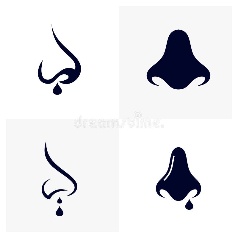 Set of Nose Logo Design Vector Template, Organs Logo Design Concept ...