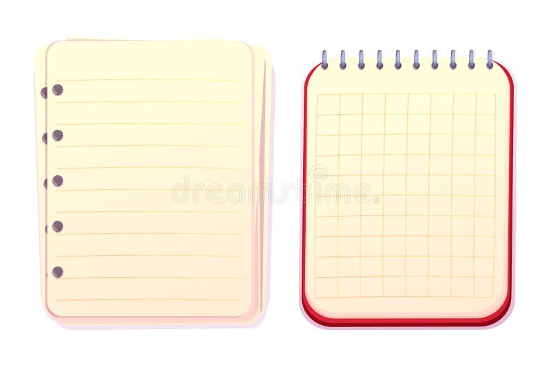Set Notebook, Empty Paper for Notes, Collection Journal with Spiral Top ...