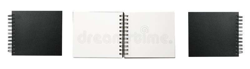 Set of Notebooks on Background, Top View. Banner Design Stock Image ...