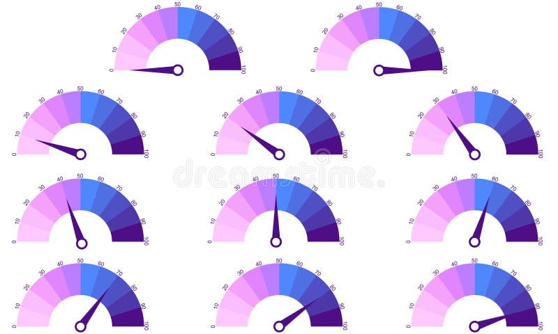 Set of Number Diagrams from 0 To 100 Ready-to-use for Web Design, Stock ...