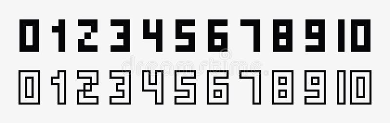 Pixel Art Numbers Stock Illustrations – 1,356 Pixel Art Numbers Stock ...