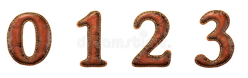 Leather Numbers Stock Illustrations – 507 Leather Numbers Stock ...