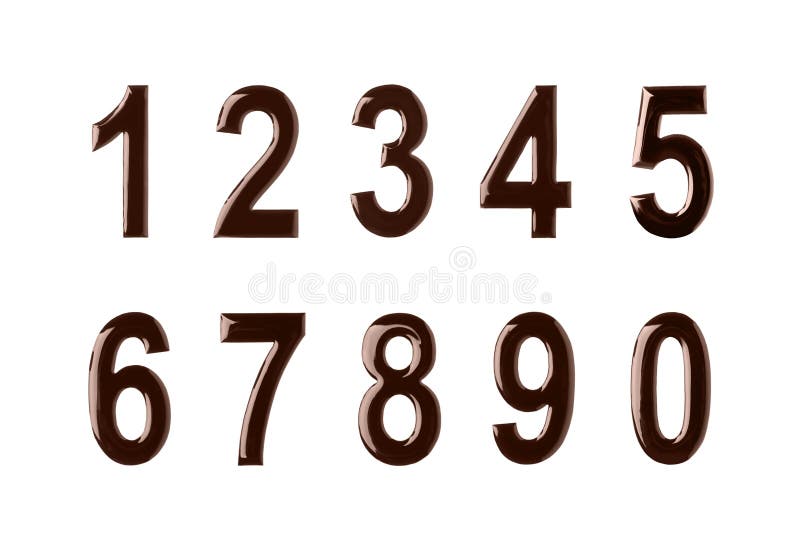 1,070 Chocolate Numbers Stock Photos - Free & Royalty-Free Stock Photos ...