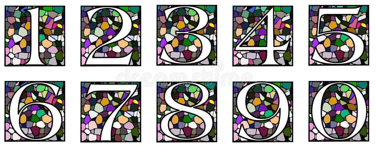 Numbers Circle Shadow Stock Illustrations – 1,442 Numbers Circle Shadow ...