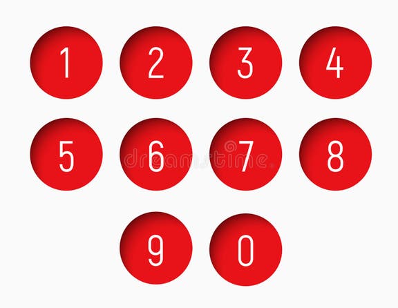 Numbers Circle Shadow Stock Illustrations – 1,442 Numbers Circle Shadow ...
