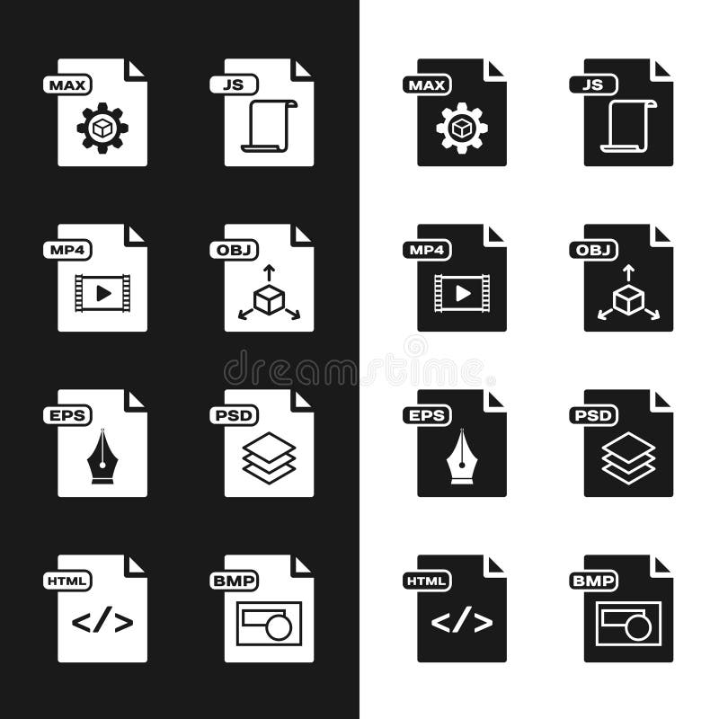 Mp4 Bmp Stock Illustrations – 66 Mp4 Bmp Stock Illustrations, Vectors ...