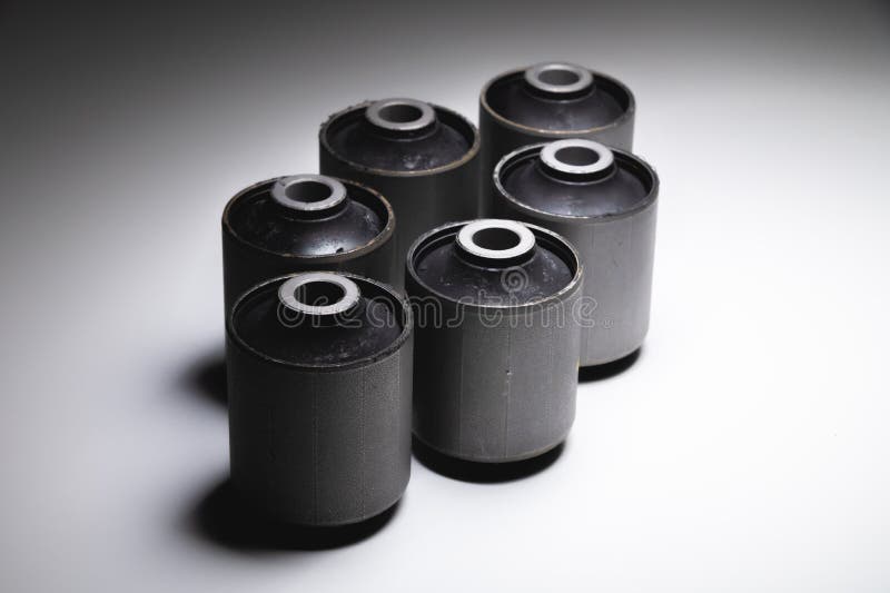 A Set of Off-road New Car Suspension Silent Blocks Stock Photo - Image ...