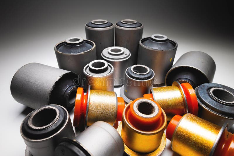 A Set of Off-road New Car Suspension Silent Blocks Stock Image - Image ...