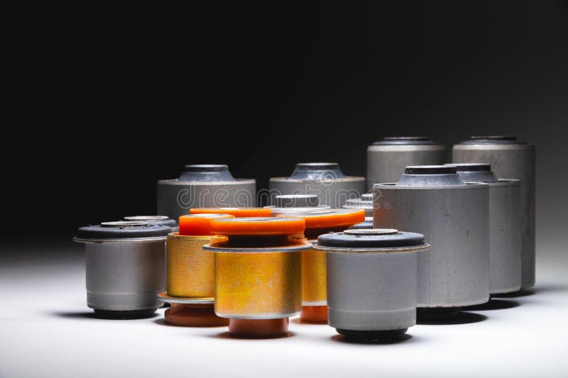 A Set of Off-road New Car Suspension Silent Blocks Stock Photo - Image ...