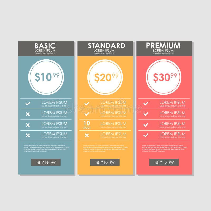 Set Offer Tariffs. Ui Ux Vector Banner for Web App. Set Pricing Table ... Set Offer Tariffs. Ui Ux Vector Banner for Web App. Set Pricing Table ...