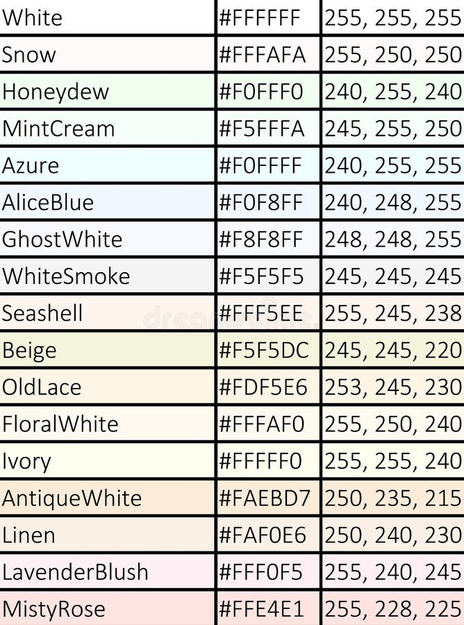 Shade of white stock vector. Illustration of palette - 113530149