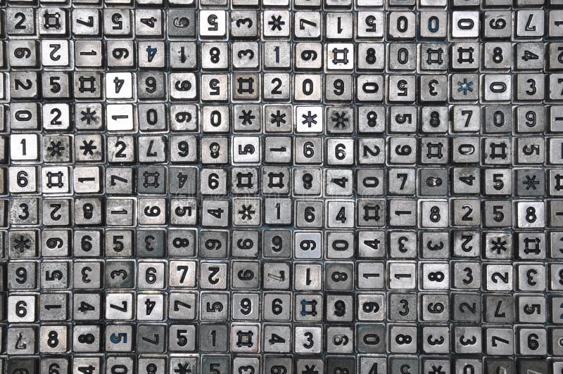 Abstract Symbols Background Stock Photo - Image of textured, code: 17661174