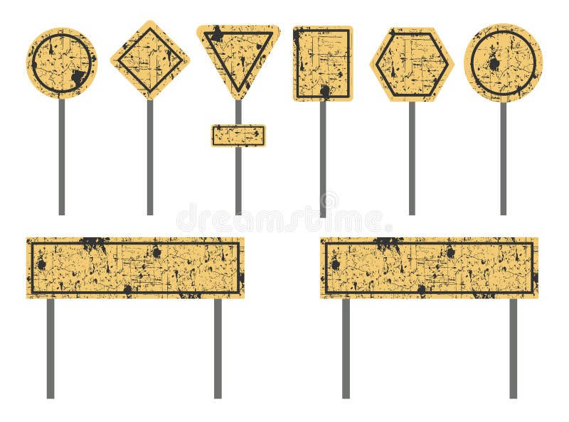 Road Signs. Vector European Set of Prohibited Road Signs Stock ...