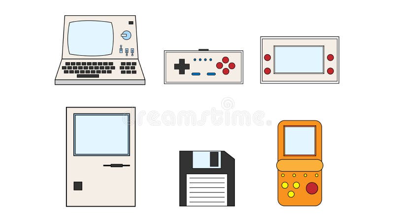 Computer Consoles Stock Illustrations – 587 Computer Consoles Stock ...