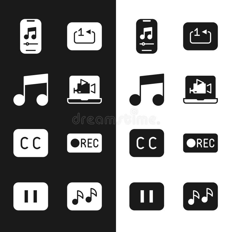 Set Online Play Video, Music Note, Tone, Player, Repeat Track Music ...