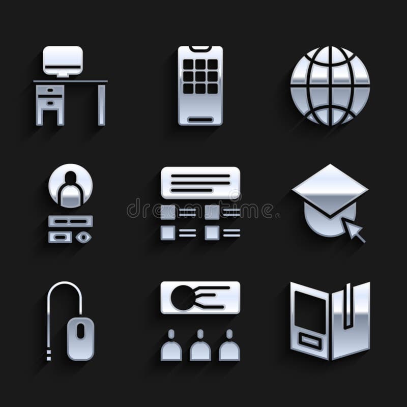 Globe Computer Logo Icon Design Stock Vector - Illustration of global ...