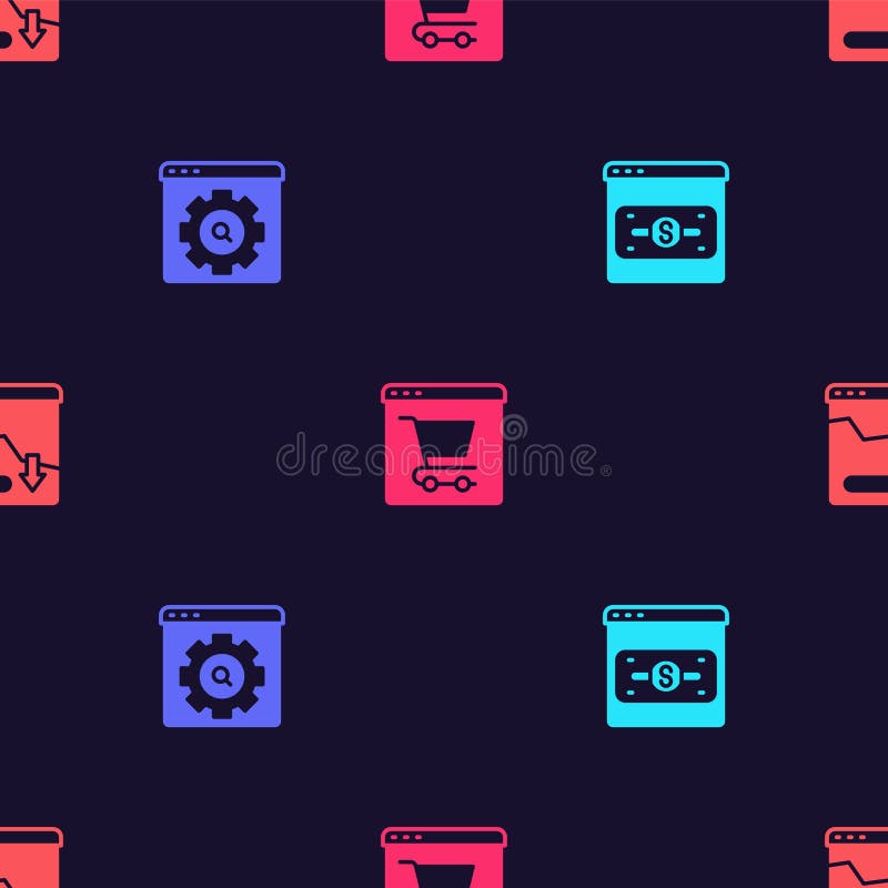 Set Online Shopping on Screen, Browser Setting, and Financial Growth Decrease on Seamless ...