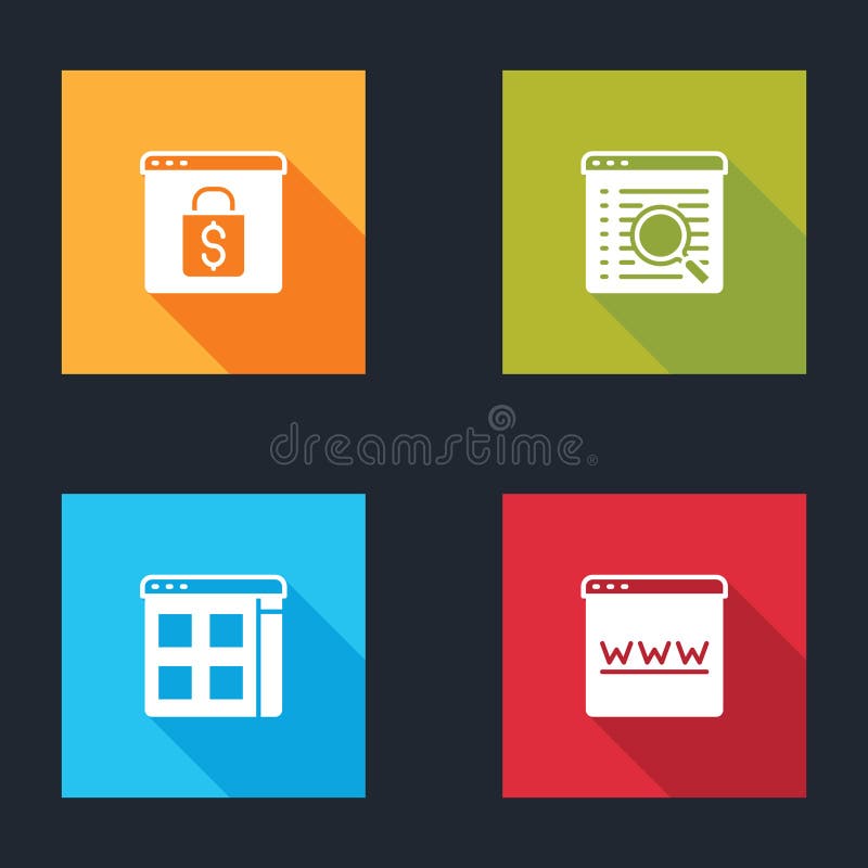 Set Online Shopping on Screen, Search Engine, Browser Files and Window ...